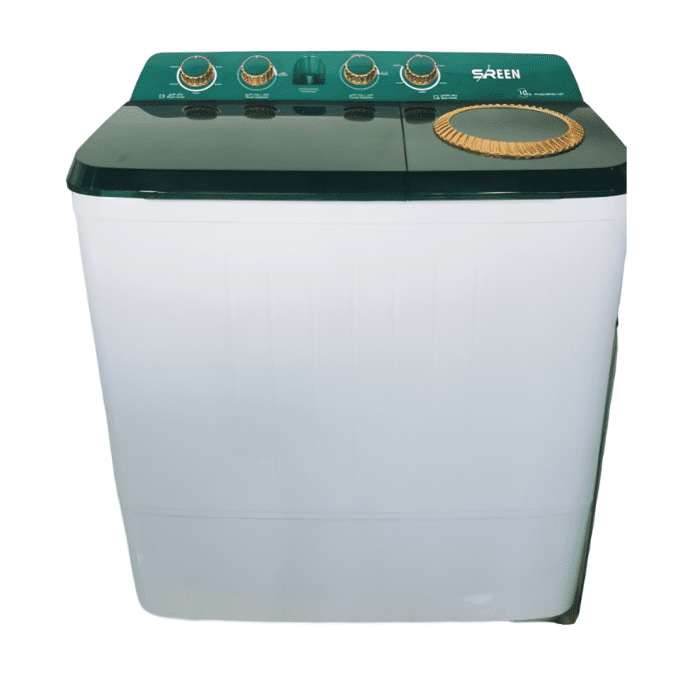 غسالة حوضين 10 كيلو سرين - أبيض SRWM-10TT